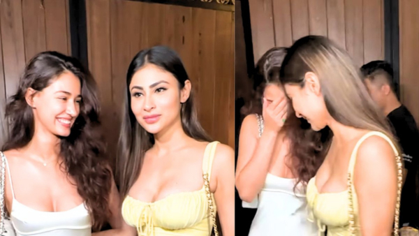 VIRAL VIDEO: BFF Mouni Roy & Disha Patani Spotted Giggling As They Dine Out Wearing SEXY Deep ...