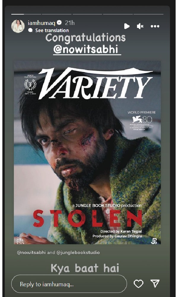 Abhishek Banerjee receives good wishes from Kriti Sanon and Tara ...