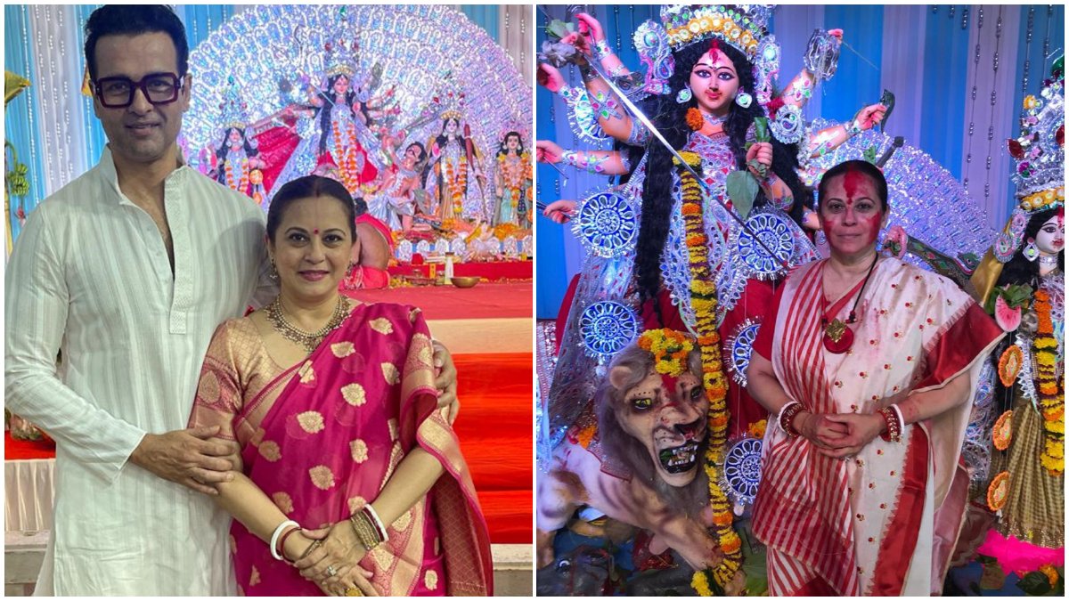 Navaratri 2023 Exclusive Kyunki Saas Maa Bahu Beti Hoti Manasi Joshi Roy Celebration Durga Puja ...