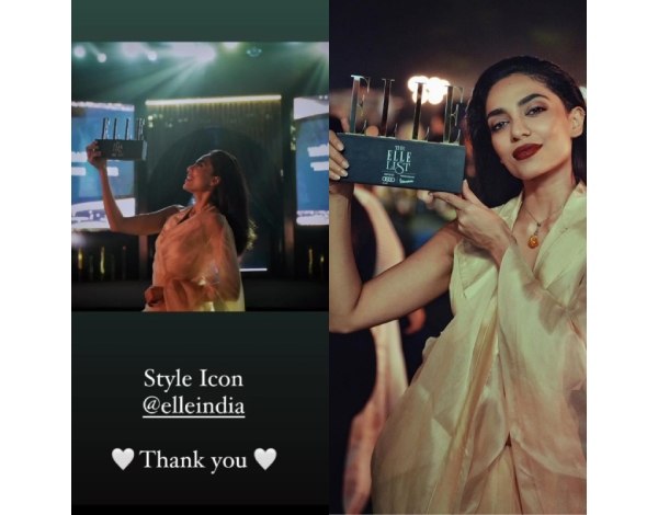 Sobhita Dhulipala Wins ELLE Style Icon Of The Year Award, Poses With ...