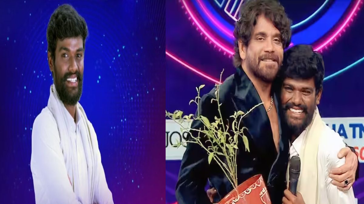 Bigg Boss Telugu 7 Winner: Pallavi Prashanth Lifts The Title Trophy of ...