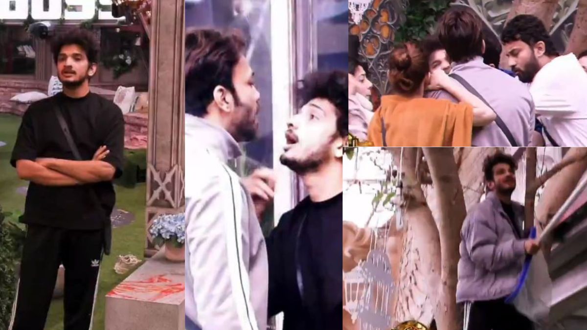 Bigg Boss 17 Vicky Jain Munawar Faruqui Fight In Torture Task For