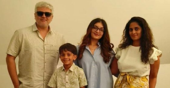 Ajith Kumar's Latest Family Photos Goes Viral: AK's Eyes Display His ...
