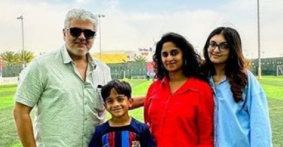 Ajith Kumar's Latest Family Photos Goes Viral: AK's Eyes Display His ...