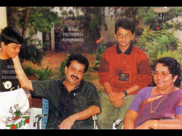Prithviraj Childhood Photos