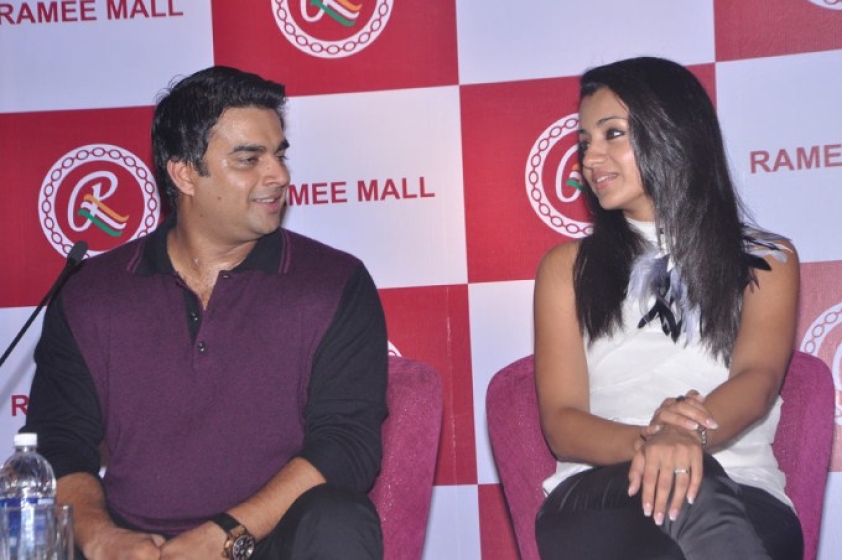 Trisha And Madhavan At Opening Of Ramee Mall Photos - FilmiBeat