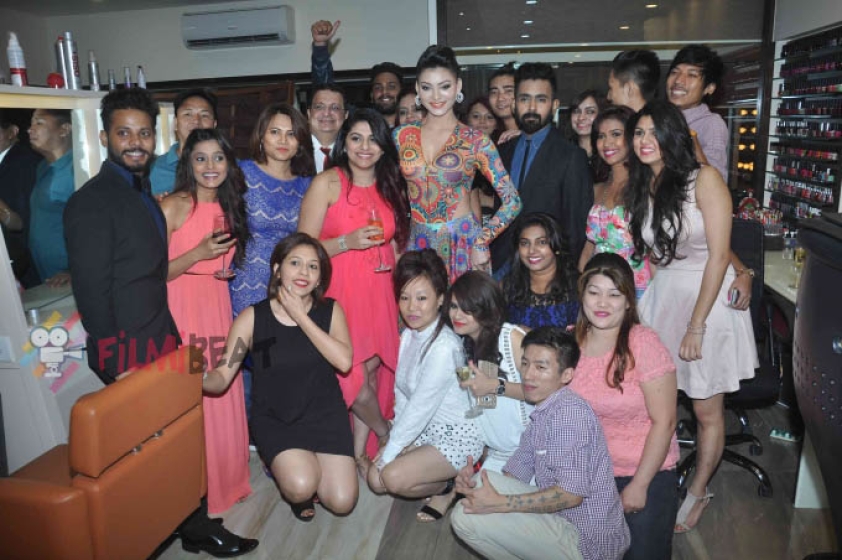 Richa Chadda & Urvashi Rautela Launch A' Kreations Salon Photos - FilmiBeat