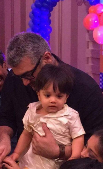 Ajith kumar Son Aadvik 1st Birthday Celebration Photos - FilmiBeat