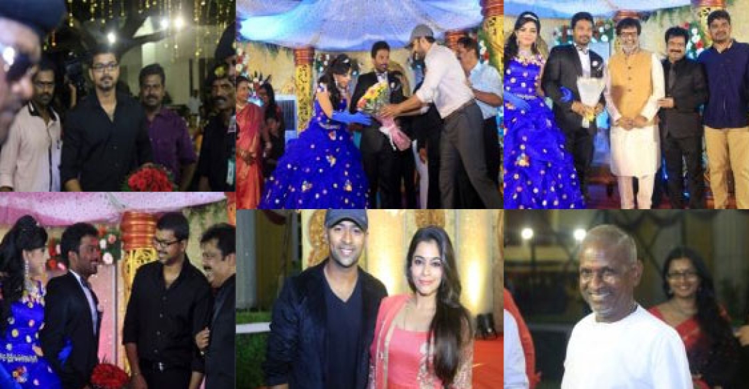 Tamil Actor Pandiarajan Son Prithvi Rajan Akshaya Wedding Reception ...