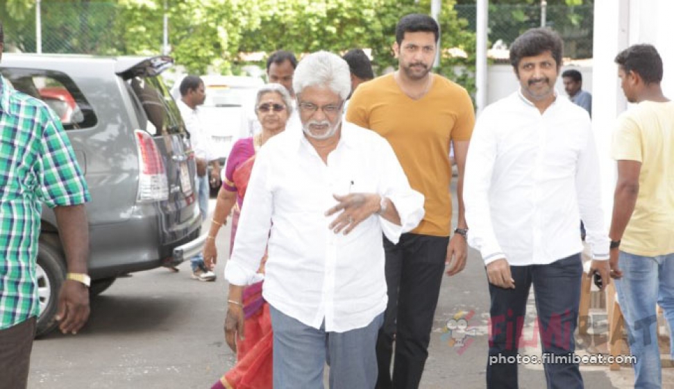 Jayam Ravi And Director A. L. Vijay Movie Launch Photos - FilmiBeat