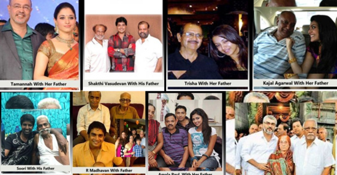 Tamil Actors With Their Father Photos - FilmiBeat