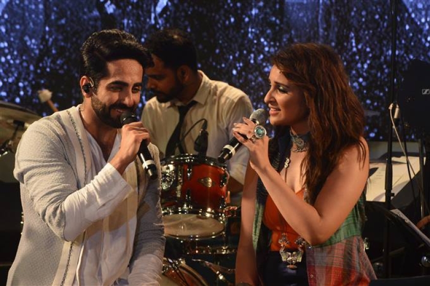 Meri Pyaari Bindu Movie Music Concert Photos - FilmiBeat