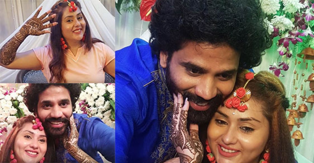 Namitha Wedding Mehandi Ceremony Photos - FilmiBeat