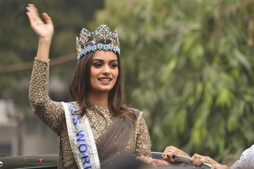 Manushi Chhillar During Parade Show At DRDO Complex Timarpur In Delhi ...