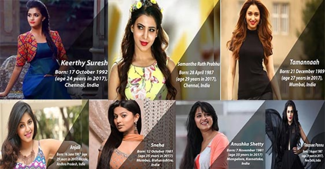 South Indian Actresses Real Age Photos Filmibeat