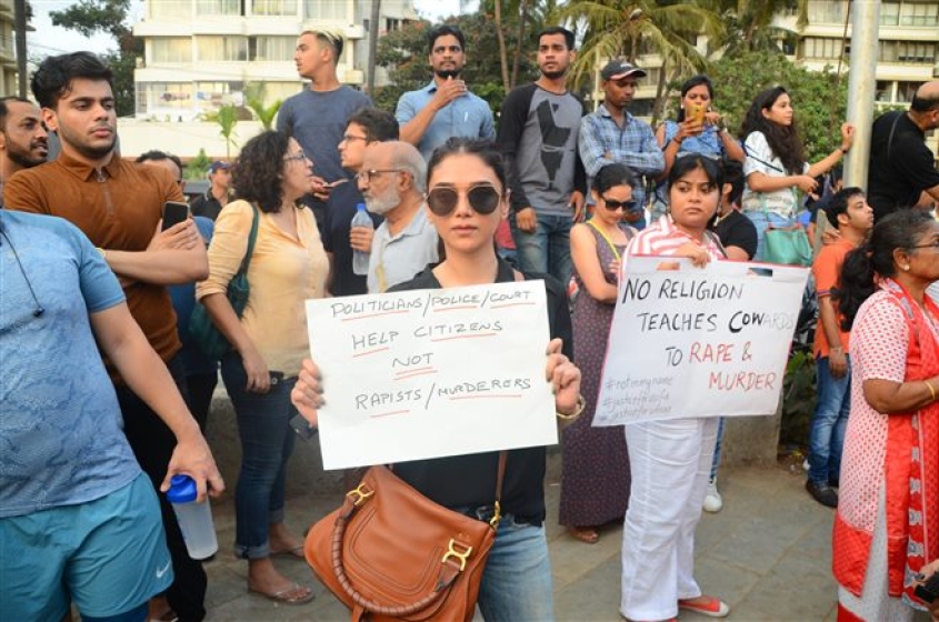 Bollywood Celebrities Protest For Asifa Justice Photos - FilmiBeat