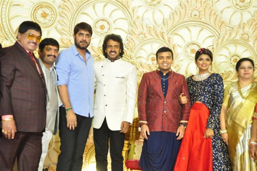 Ambica Vinayaka Surya Kumar And Preethika Lakshmi Wedding Receiption ...