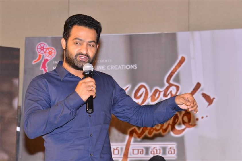 Aravinda Sametha Movie Success Meet Photos - FilmiBeat