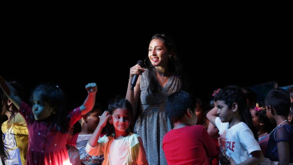 California Based Pop Singer Hitha 14 Years Girl Performs In Chennai Photos