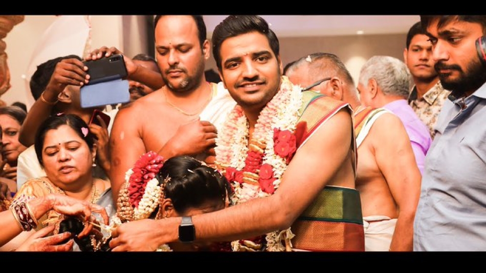 Actor Sathish And Sindhu Wedding Photos
