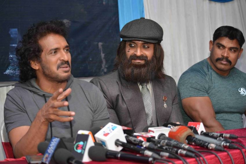 Kabja Movie Shooting Press Meet Photos