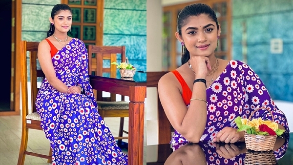 Serial Actress Akshaya Raghavan Latest Saree Pics Goes Viral ...