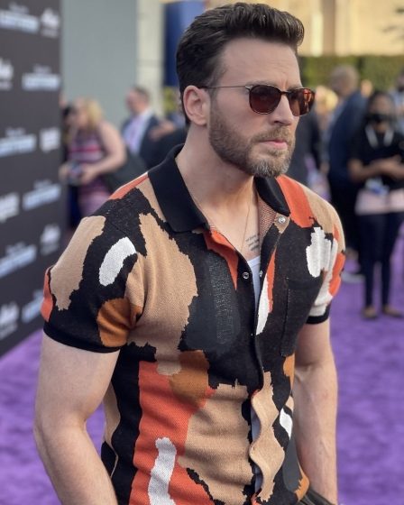 Internet Can't Have Enough Of Chris Evans And His Biceps At Lightyear ...