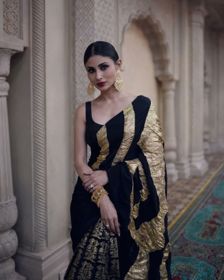 சேலையில் மின்னும் நாகினி நாயகியின் அசத்தல் புகைப்படங்கள்! | Nagini ...