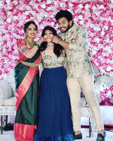 Gatti Mela Fame Actress Priya J Achar And Paru Actor Siddu Got Engaged ...