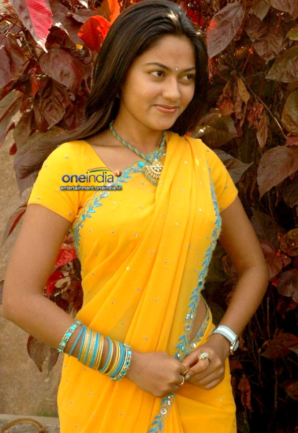 Suhasini In Yellow Saree