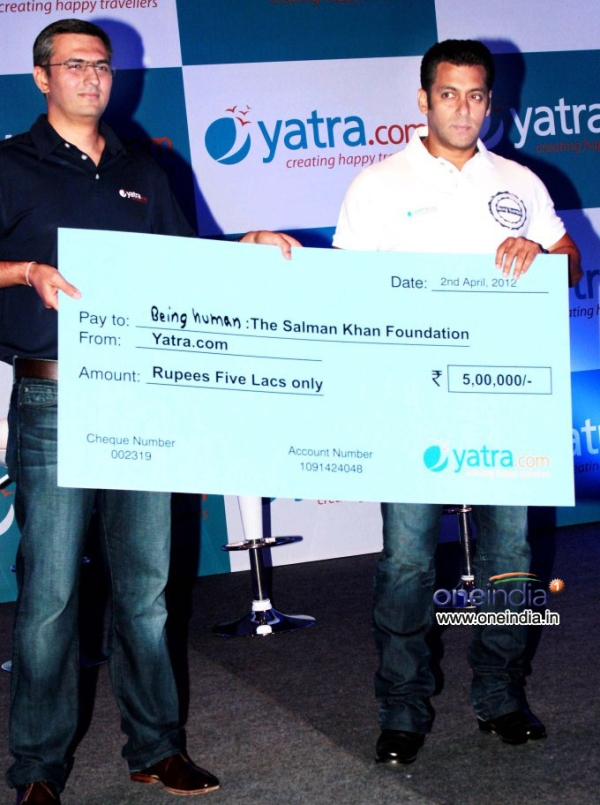 Salman Khan New Brand Ambassador for Yatra.com Photos - FilmiBeat