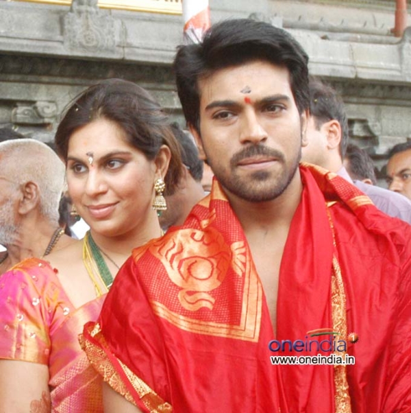 Chiranjeevi family takes part in Srivari Seva at Tirumala Photos ...