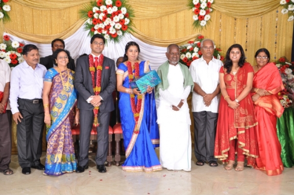 Producer M Ramanathan Daughter Wedding Reception Photos - FilmiBeat