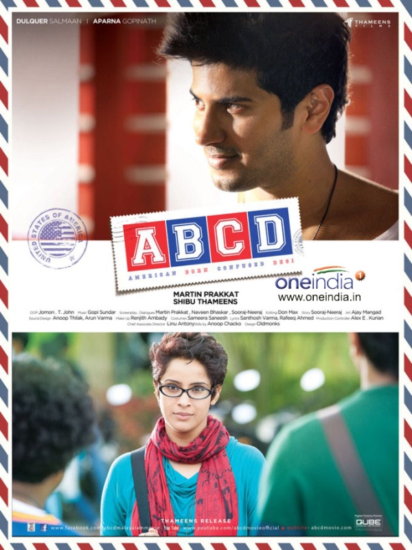 Dulquar Salman Abcd Poster