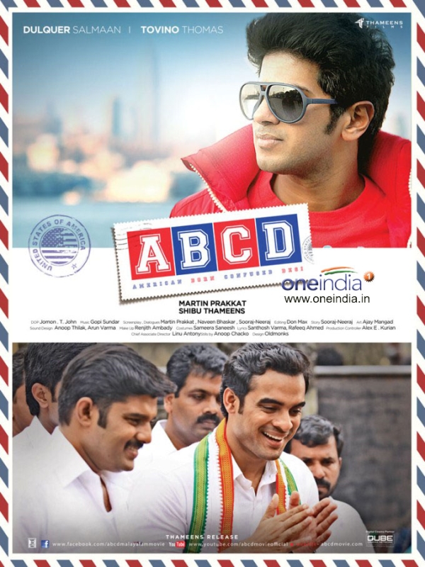 Dulquar Salman Abcd Poster