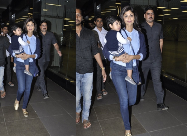 Aishwarya Rai and Shilpa Shetty snapped at Airport Photos - FilmiBeat