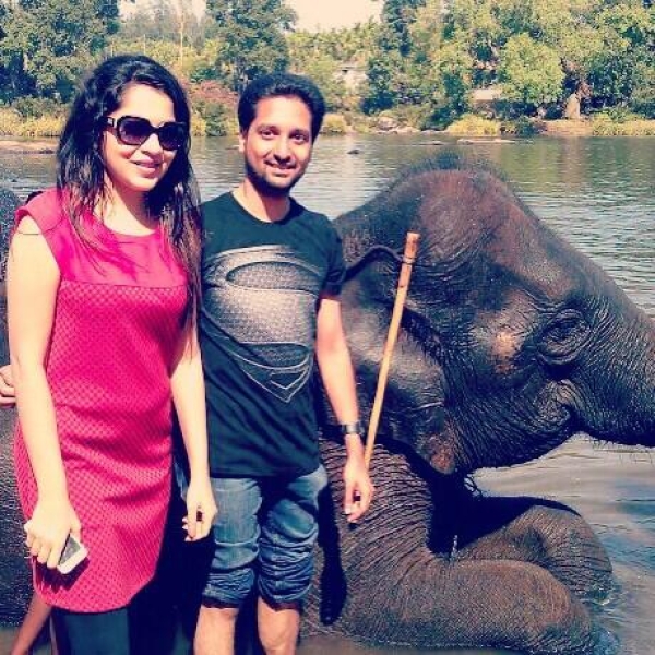 VJ Ramya Subramanian with her hubby Aparajith Jayaraman Photos - FilmiBeat