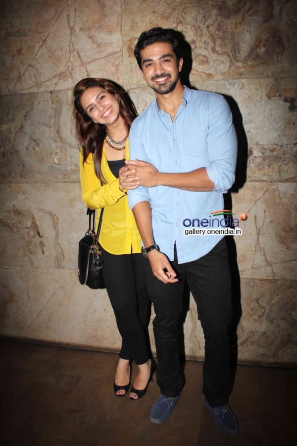 Huma Qureshi and Saqib Saleem attends Hawaa Hawaai film screening ...