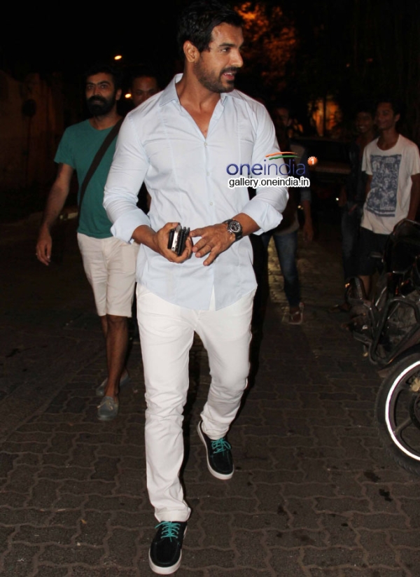John Abraham In White Shirt In Force