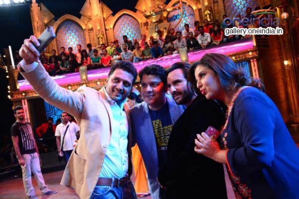 Humshakals cast and Raveena Tandon on EntertainmentKe Liye Kuch Bhi ...