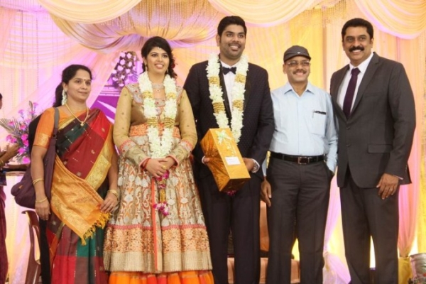 Ajay Ratnam Son Wedding Reception Photos - FilmiBeat