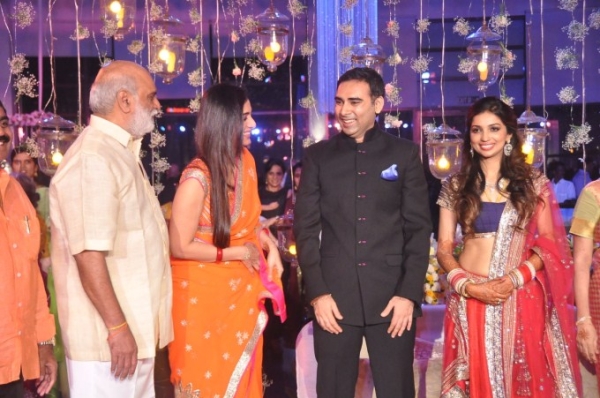 Raghavendra Rao Son Wedding Reception Photos - FilmiBeat