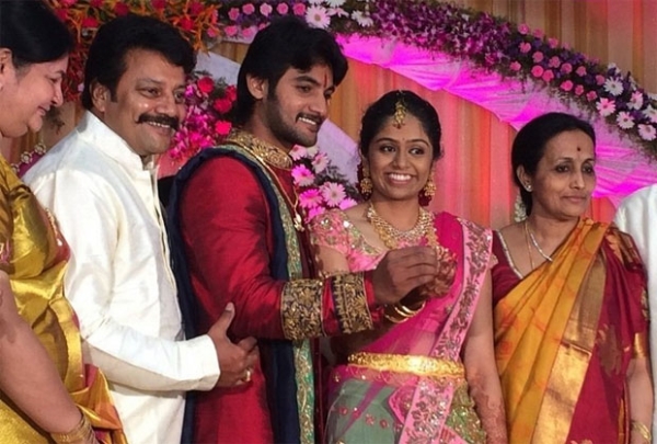 Sai Kumar Son Aadi Engagement Photos - FilmiBeat