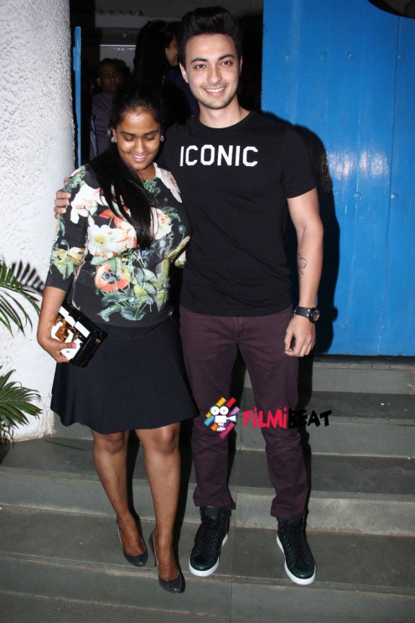Arpita Khan And Ayush Sharma At Olive Bar Bandra Photos - FilmiBeat