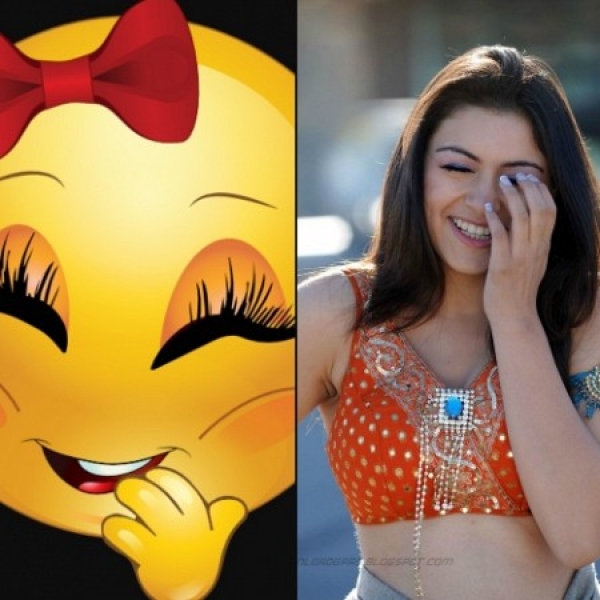 Actresses And Funny Smiley Emoticons Photos - FilmiBeat