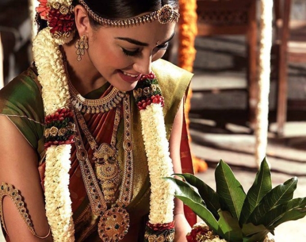 Amy Jackson Photoshoot in Bridal Saree Photos - FilmiBeat