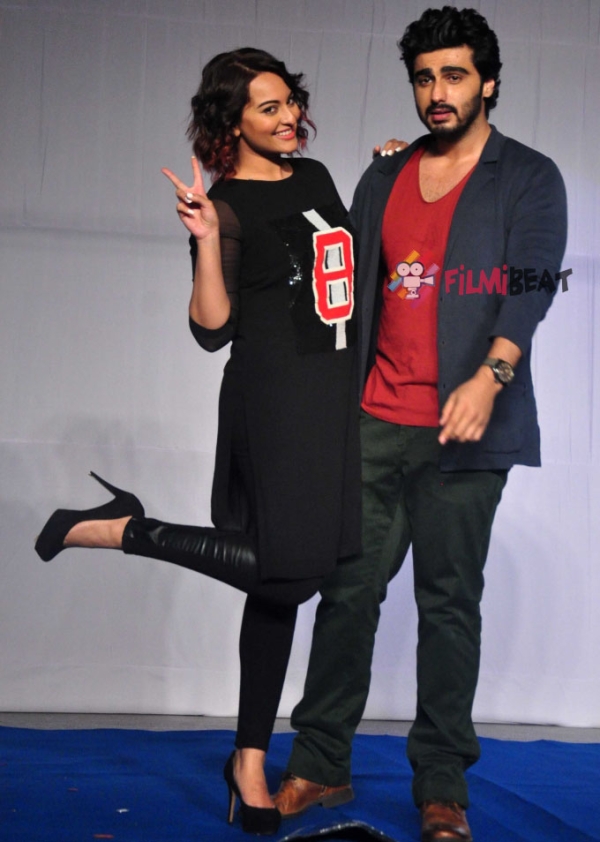 Arjun Kapoor & Sonakshi Sinha Promote 'Tevar' Photos - FilmiBeat