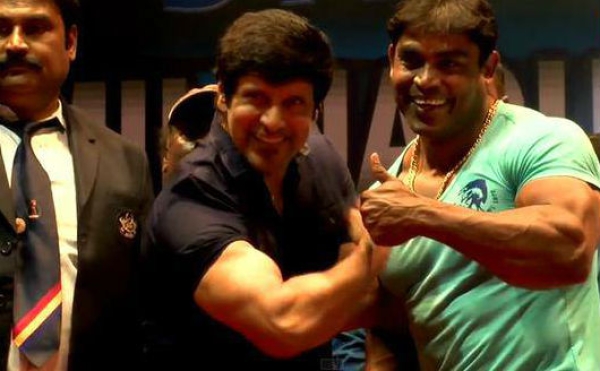 Vikram AT Mr.Tamil Nadu 2015 Body Building Championship Photos - FilmiBeat