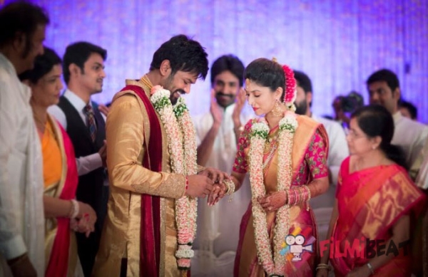 Manchu Manoj And Pranathi Reddy Engagement Photos - FilmiBeat