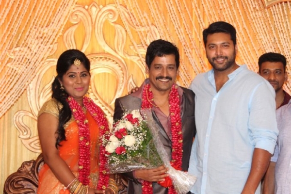 Actor Vidharth And Gayathri Devi Wedding Reception Photos - FilmiBeat